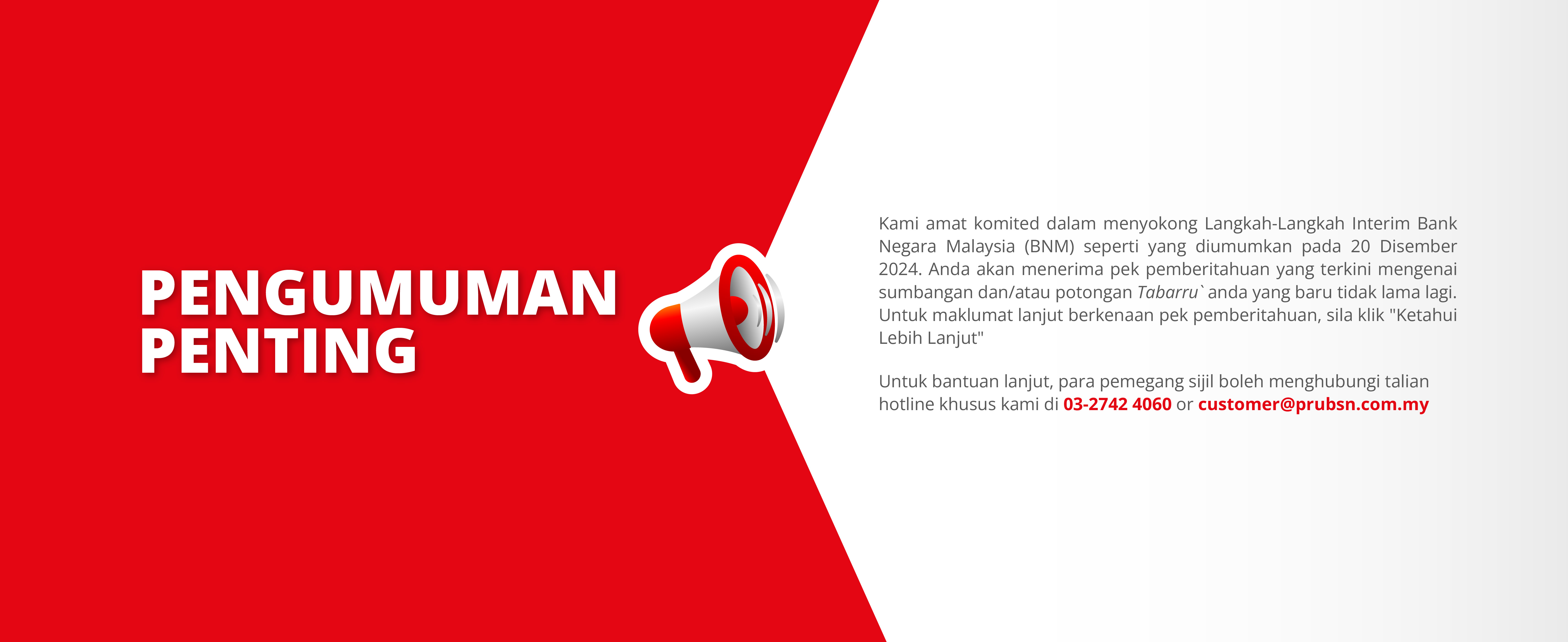 Prudential BSN - Untuk Semua. Untuk Kehidupan. | Prudential BSN Takaful